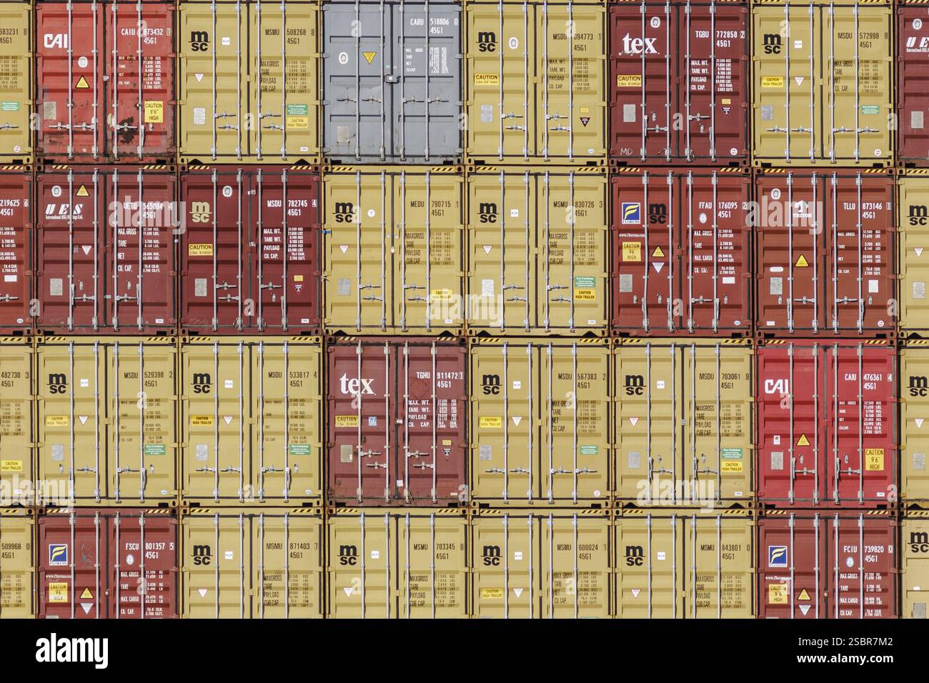 Aufnahme des Container Terminals in Bremerhaven, 08.05.2023 ...