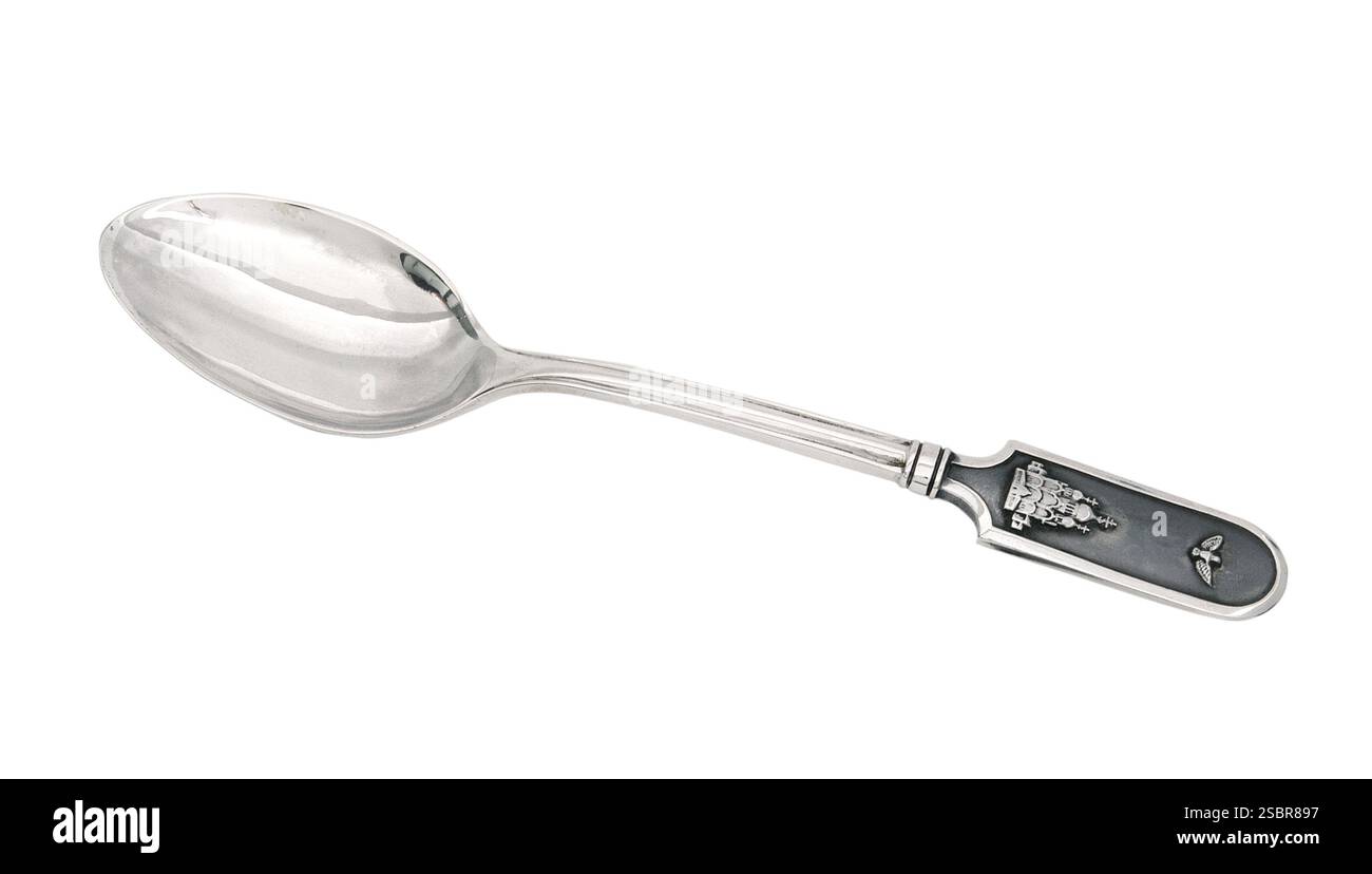Silver tablespoon Cut Out Stock Images & Pictures - Alamy