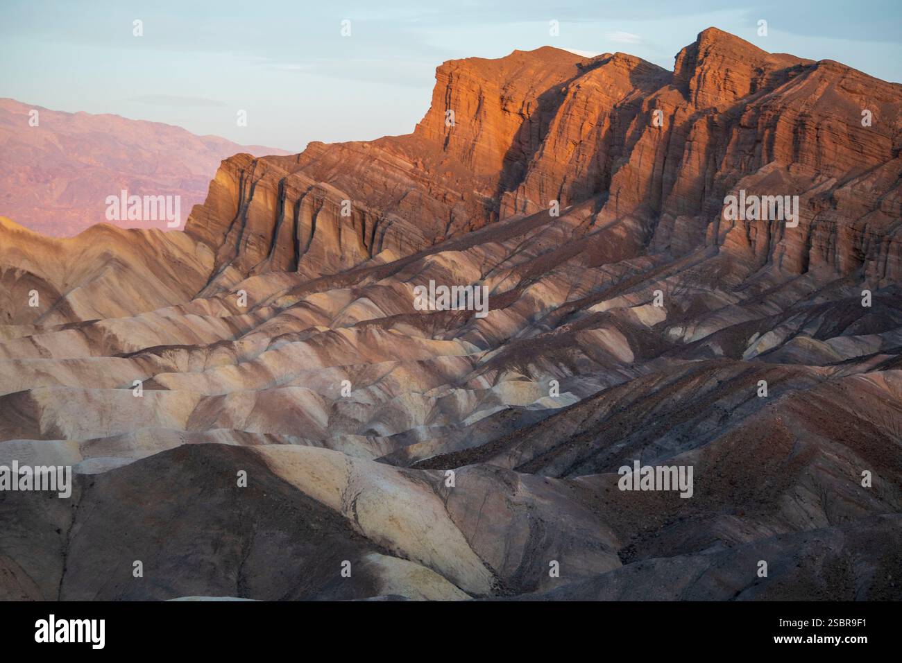Zabriskie Point is an iconic location in Death Valley National Park in ...