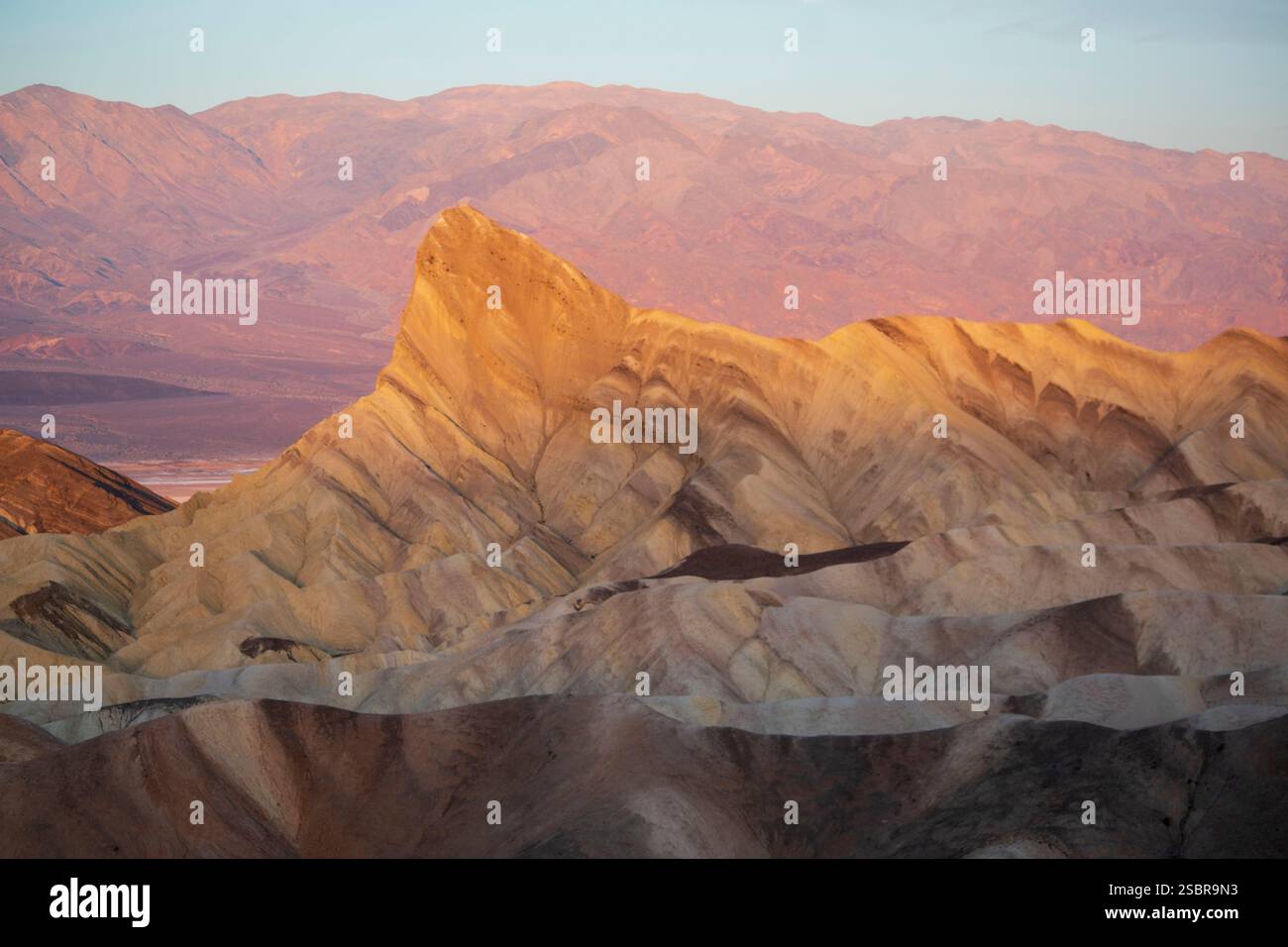 Zabriskie Point is an iconic location in Death Valley National Park in ...