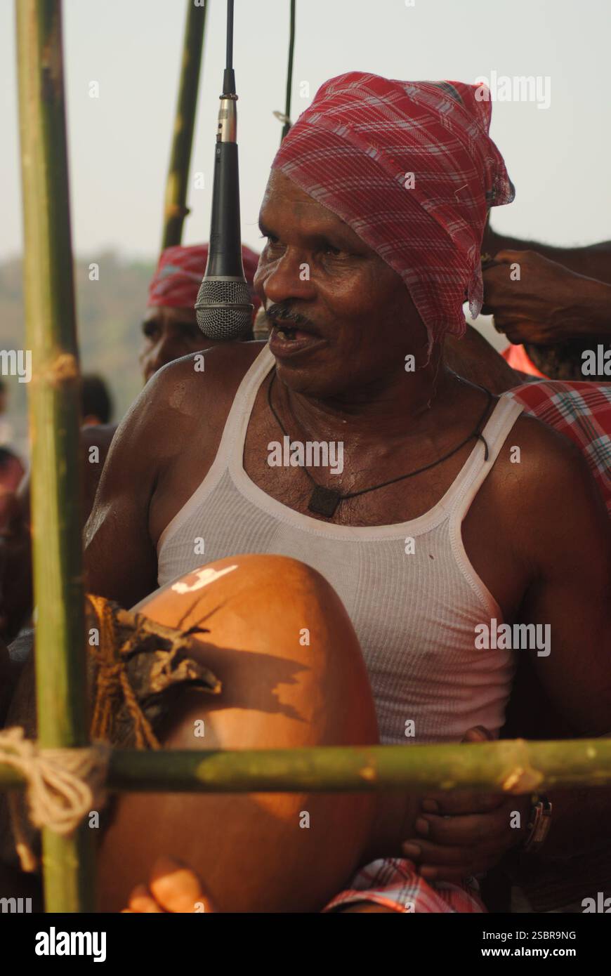 Fishermen on floats at the Goa Carnival in Panjim, India. This is Goa's ...