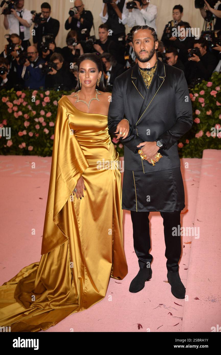 Colin Kaepernick and Nessa arriving at the 2019 Met Gala Celebrating ...