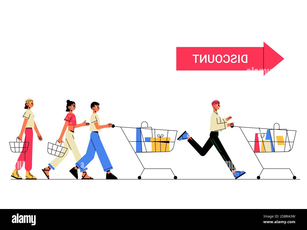 Drop in retail sales Stock Vector Images - Alamy