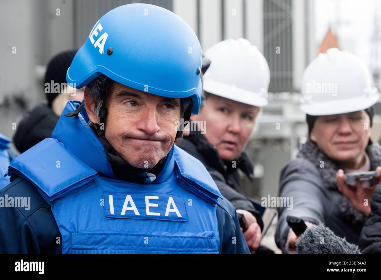 IAEA mission at one of Ukraine's distribution substations to prevent ...