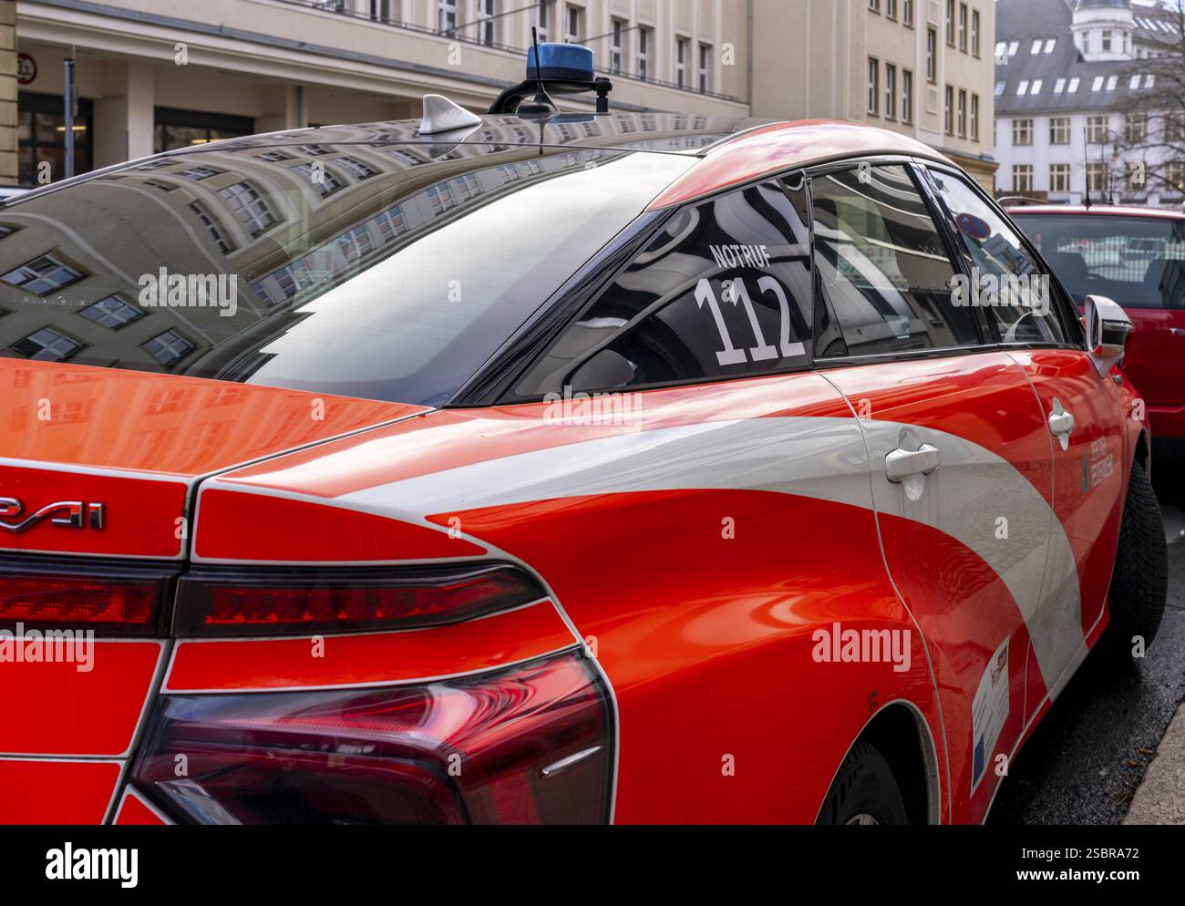The current electric cars of the Berlin fire brigade, Berlin, Germany ...