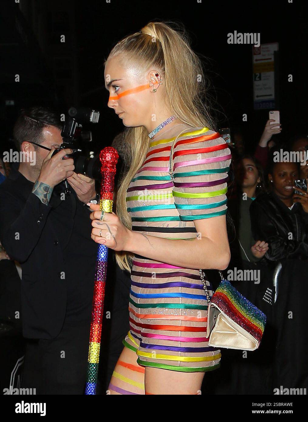 Cara Delevingne arriving at The Mark Hotel following the 2019 'Camp ...