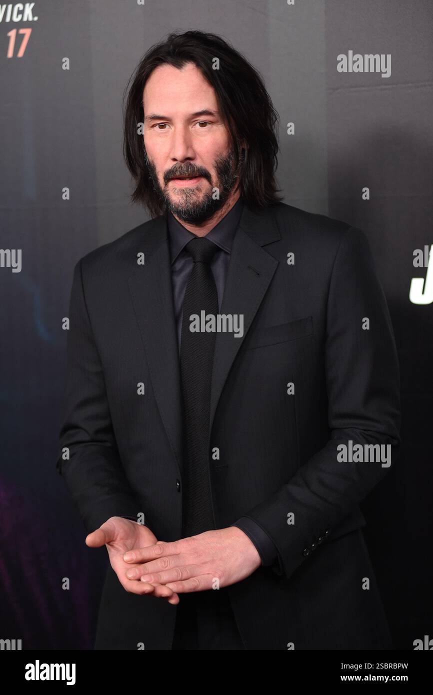 Keanu Reeves attending 'John Wick: Chapter 3 Parabellum' film premiere ...