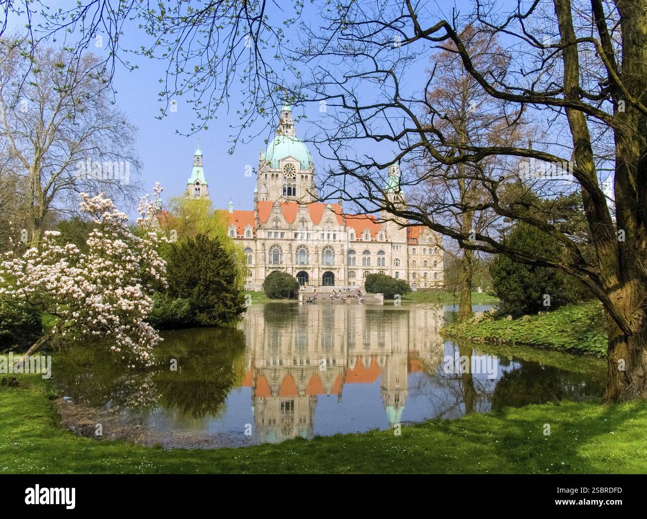 Neus Rathaus Hannover, The New Town City Hall Hanover Stock Photo - Alamy