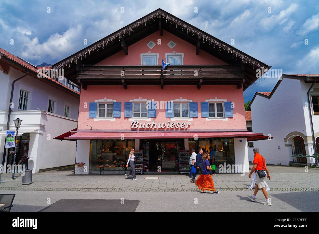 GARMISCH-PARTENKIRCHEN, GERMANY -6 JUN 2024- Summer view of Garmisch ...