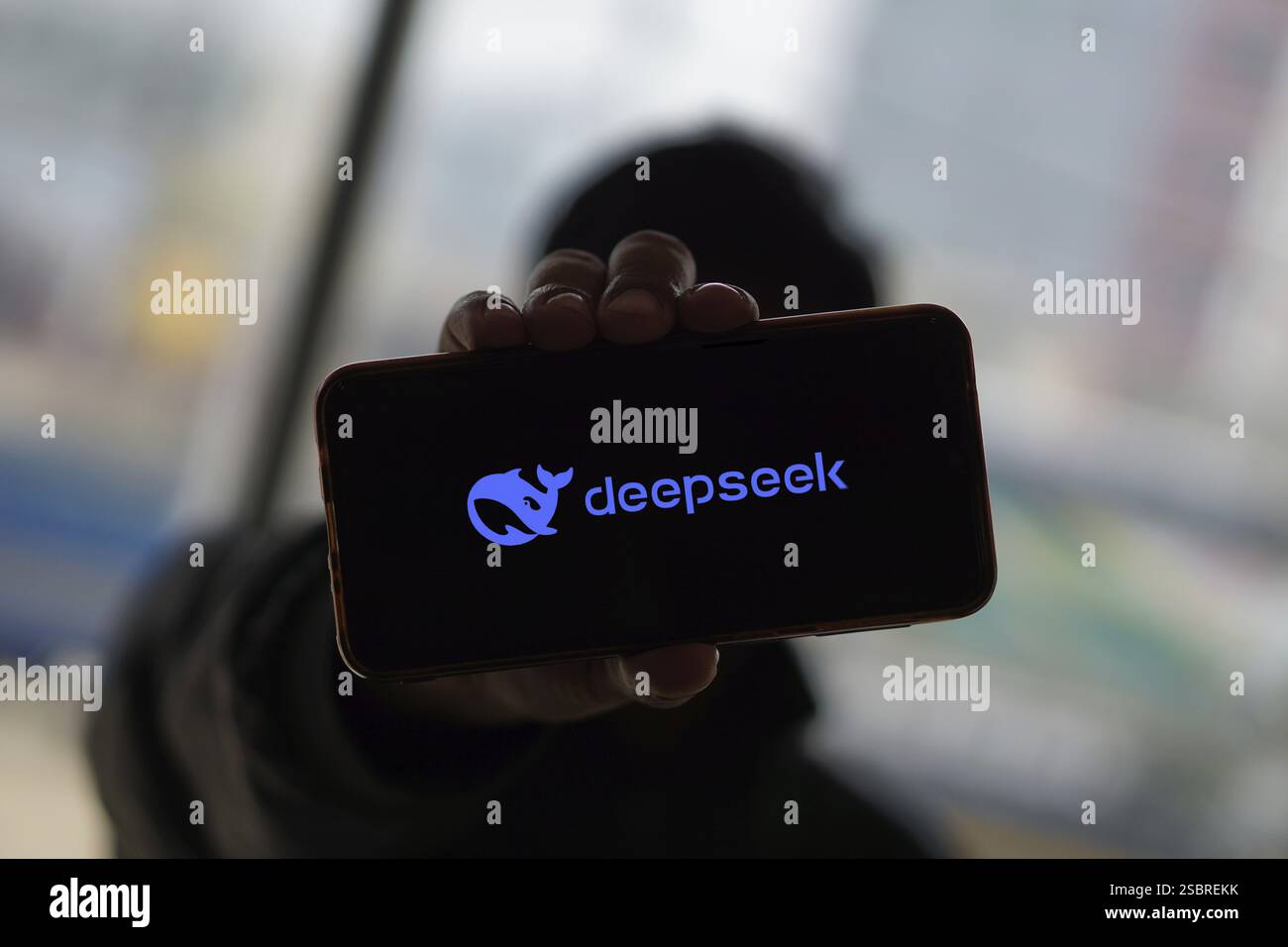 Deepseek Ai logo is displayed on smartphone Stock Photo - Alamy