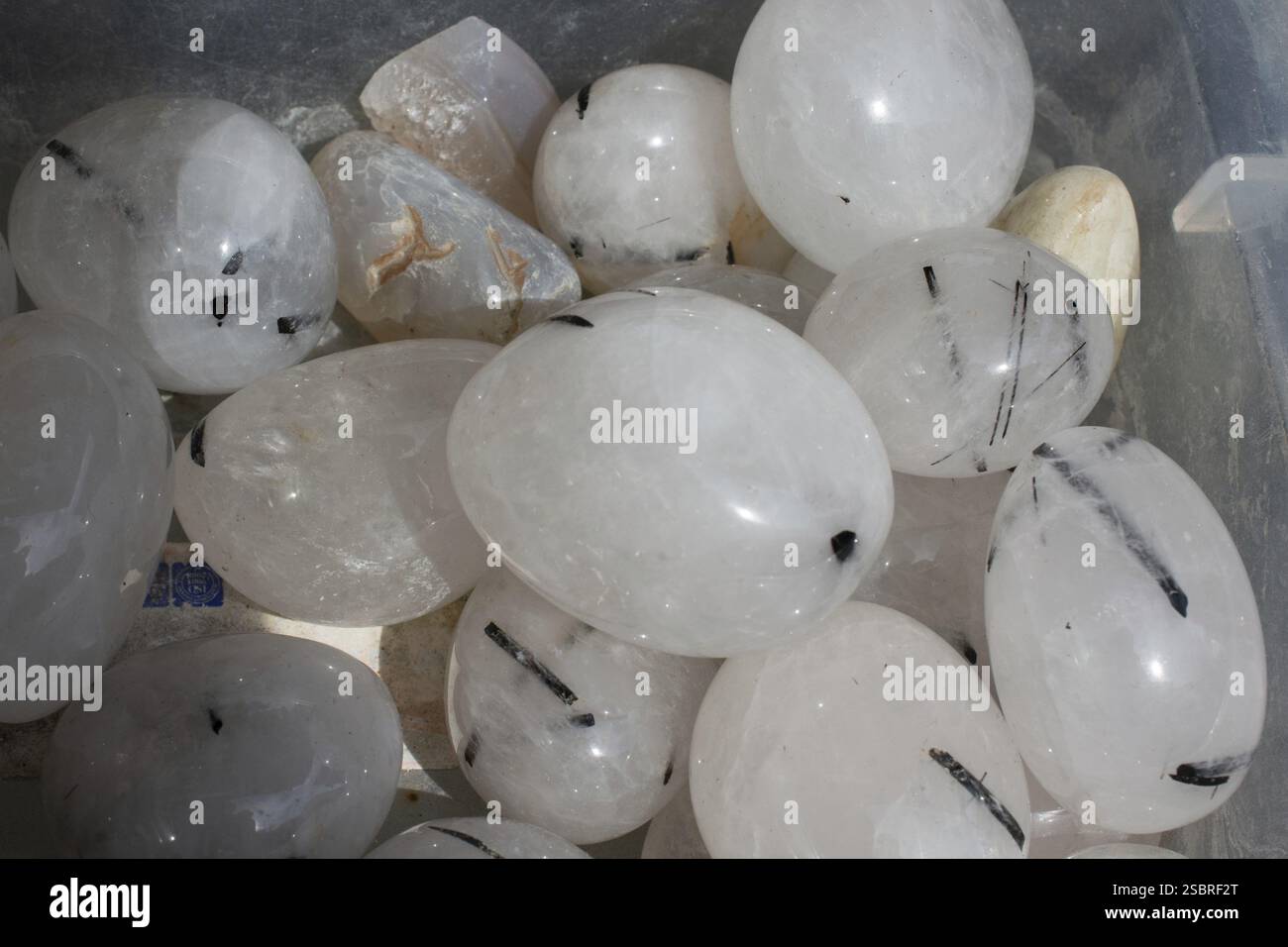 Bright Colorful marble eggs as natural mineral rock specimen Stock ...