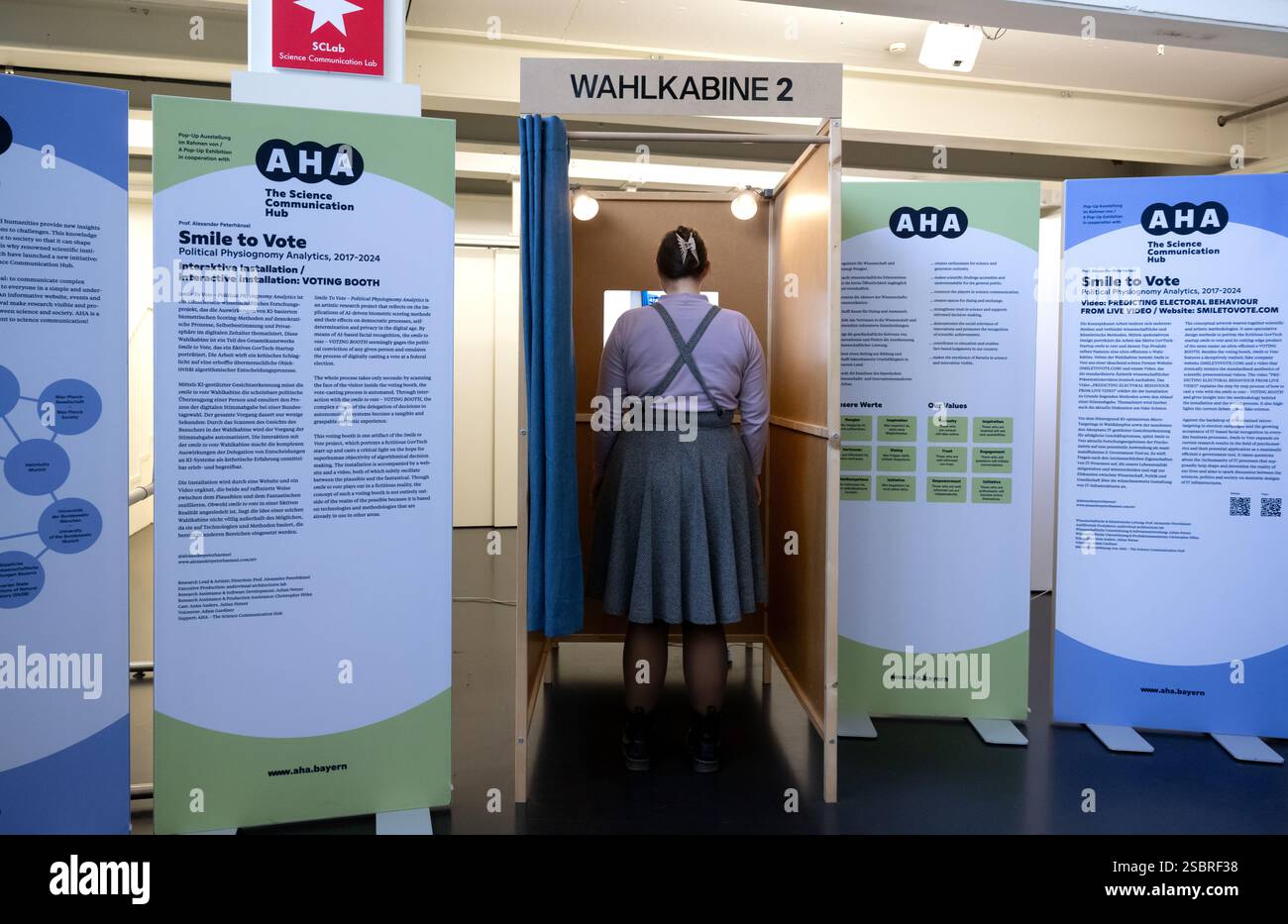 04 February 2025, Bavaria, Munich: An employee of the Deutsches Museum ...