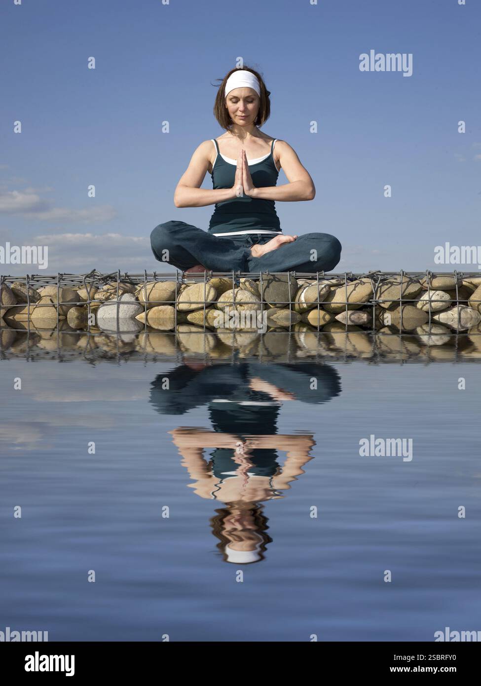 Woman bends forward in hi-res stock photography and images - Alamy