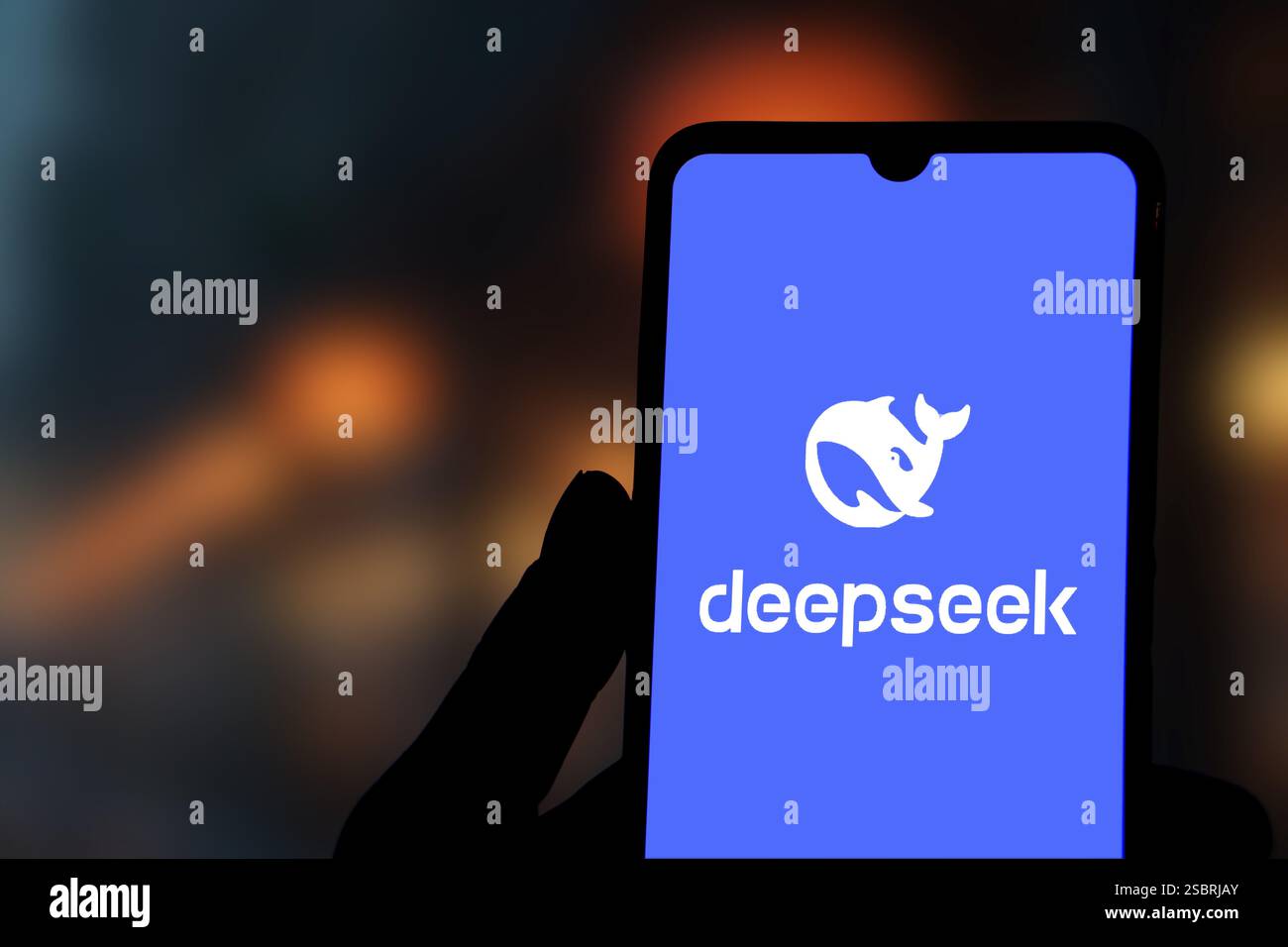 Deepseek Ai logo is displayed on smartphone Stock Photo - Alamy