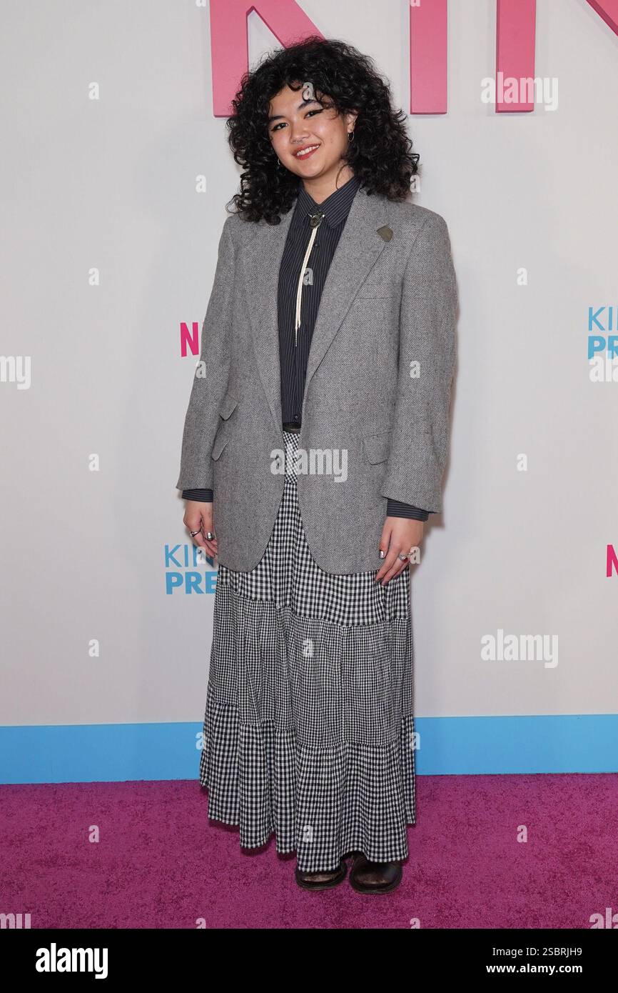 Ny. 03rd Feb, 2025. Sam Morelos at arrivals for KINDA PREGNANT Premiere ...