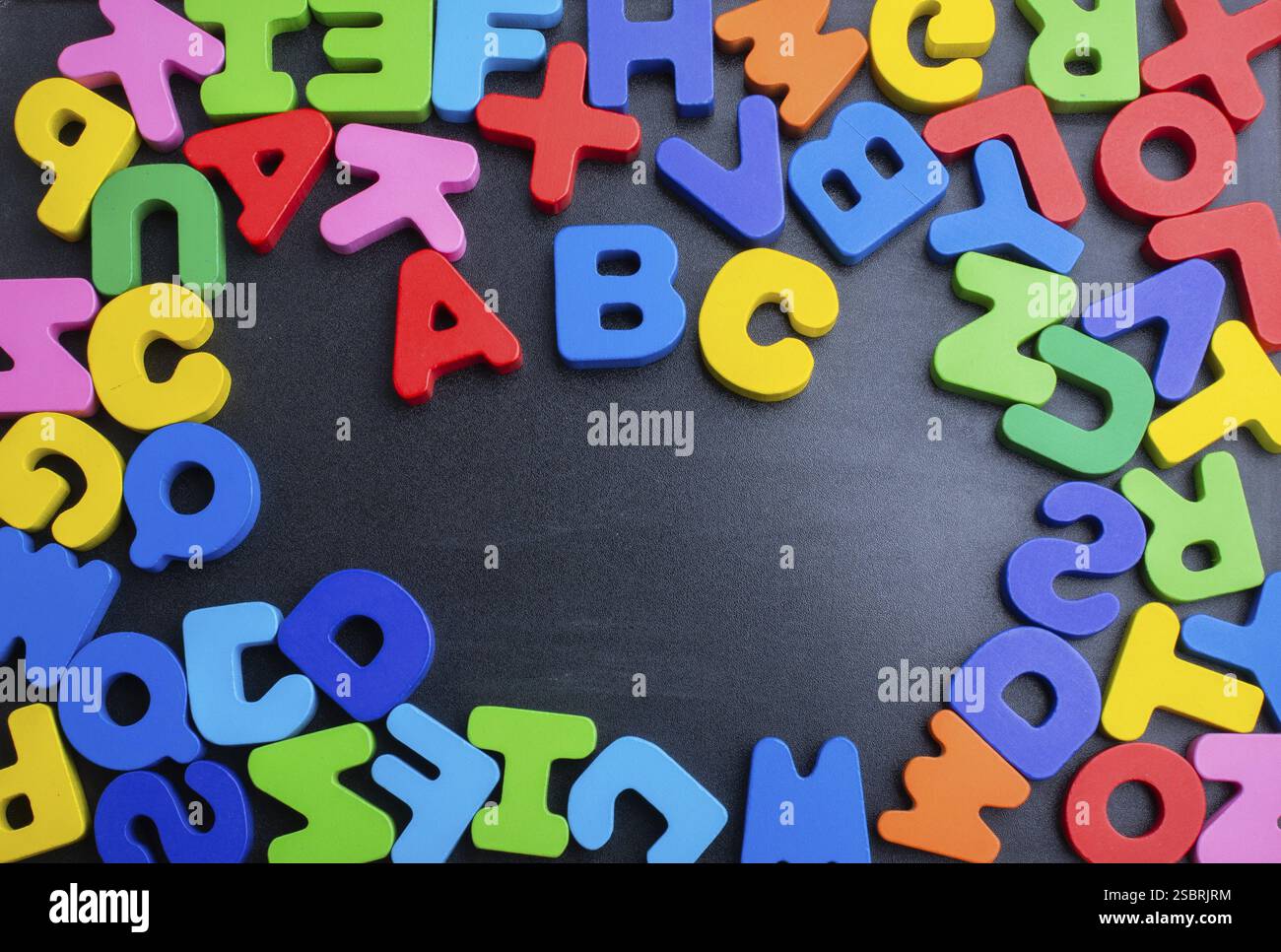 Multi color alphabet letters hi-res stock photography and images - Alamy