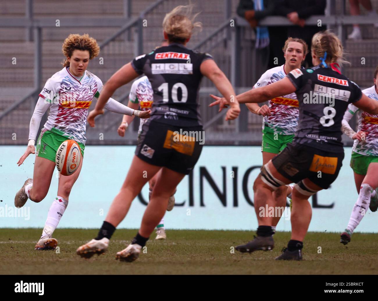 Exeter, Devon, UK. 2nd Feb, 2025. PWR Professional Women's Rugby Exeter ...