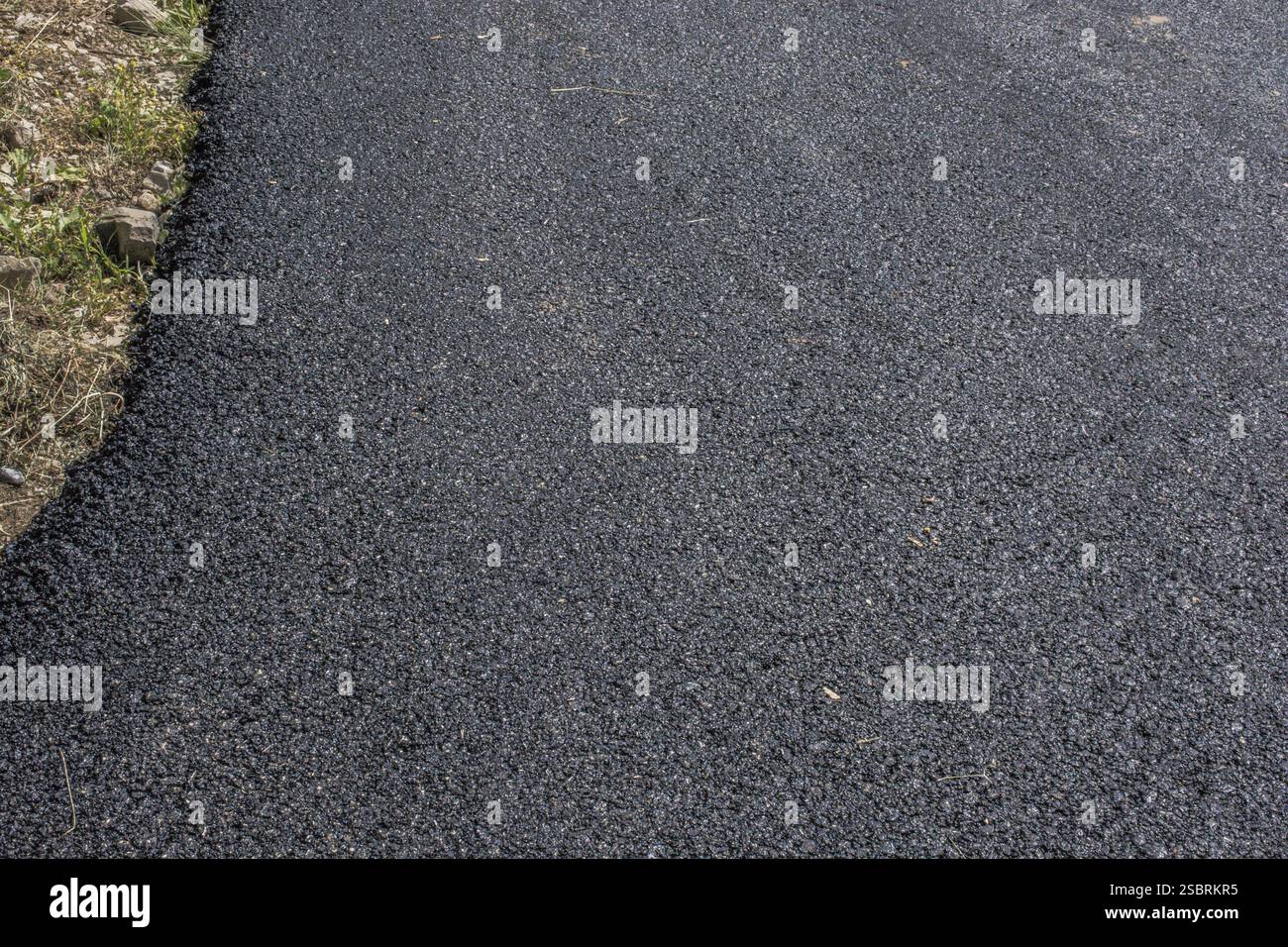 Stone asphalt texture background black granite gravel Stock Photo - Alamy