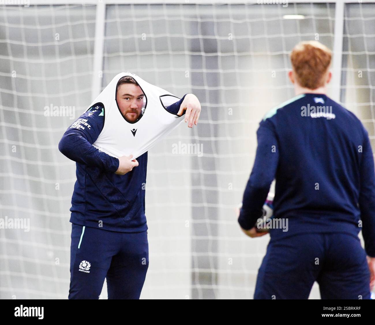 Oriam Sports Centre Edinburgh.Scotland, UK. Feb, 2025. Scotland Rugby ...