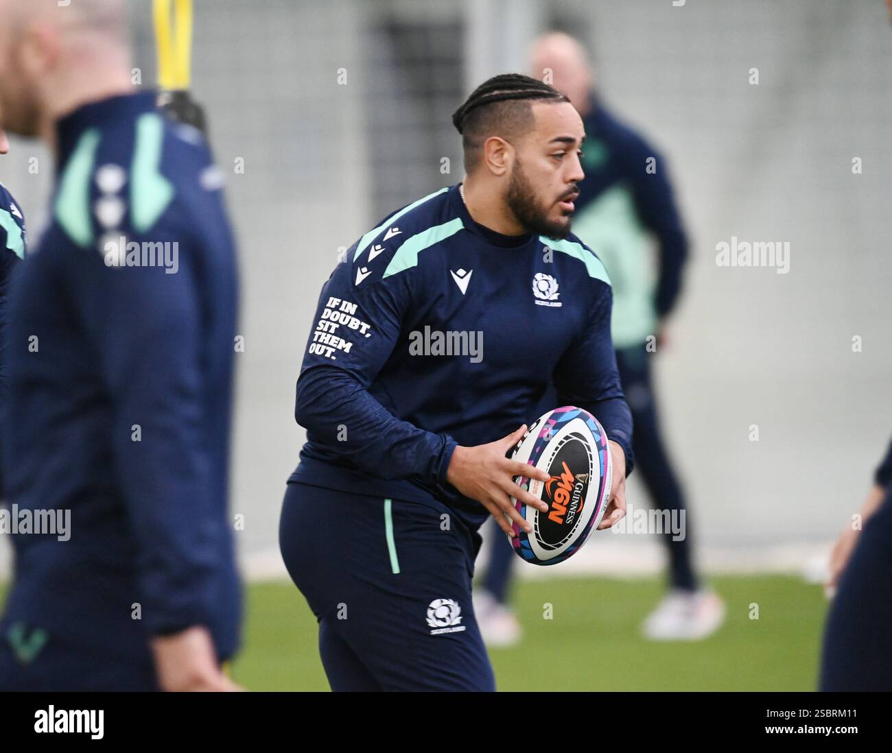 Oriam Sports Centre Edinburgh.Scotland, UK. Feb, 2025. Scotland Rugby ...