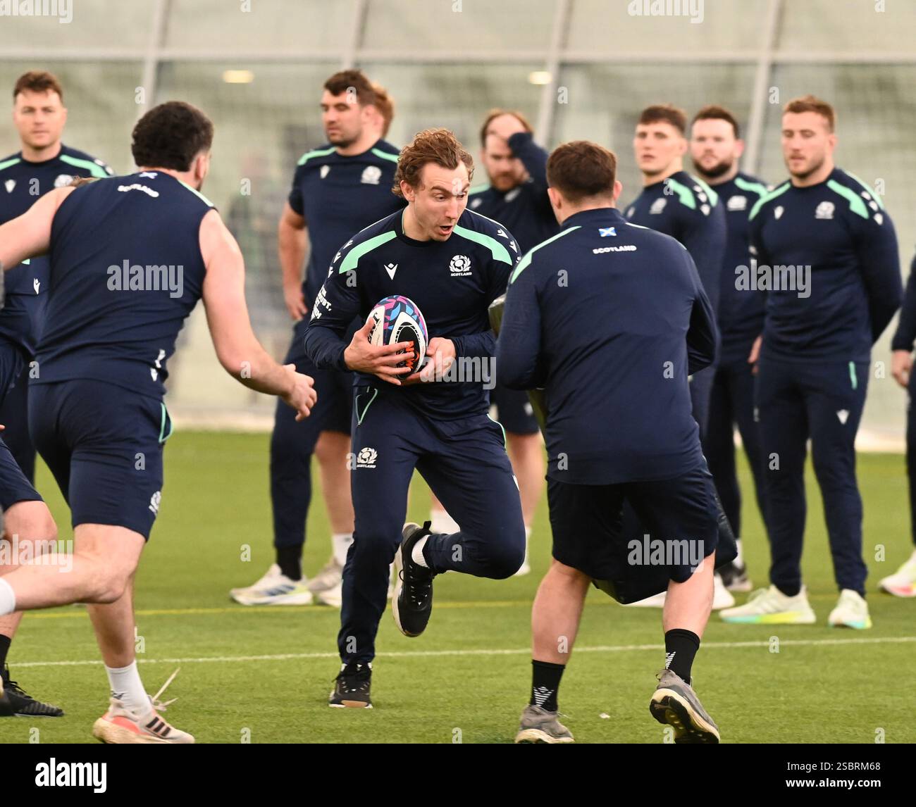 Oriam Sports Centre Edinburgh.Scotland, UK. Feb, 2025. Scotland Rugby ...