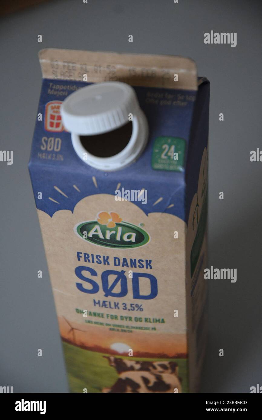 Copenhagen/ DenmarK/04..february 2025/ wweet milk nand milks from arla ...