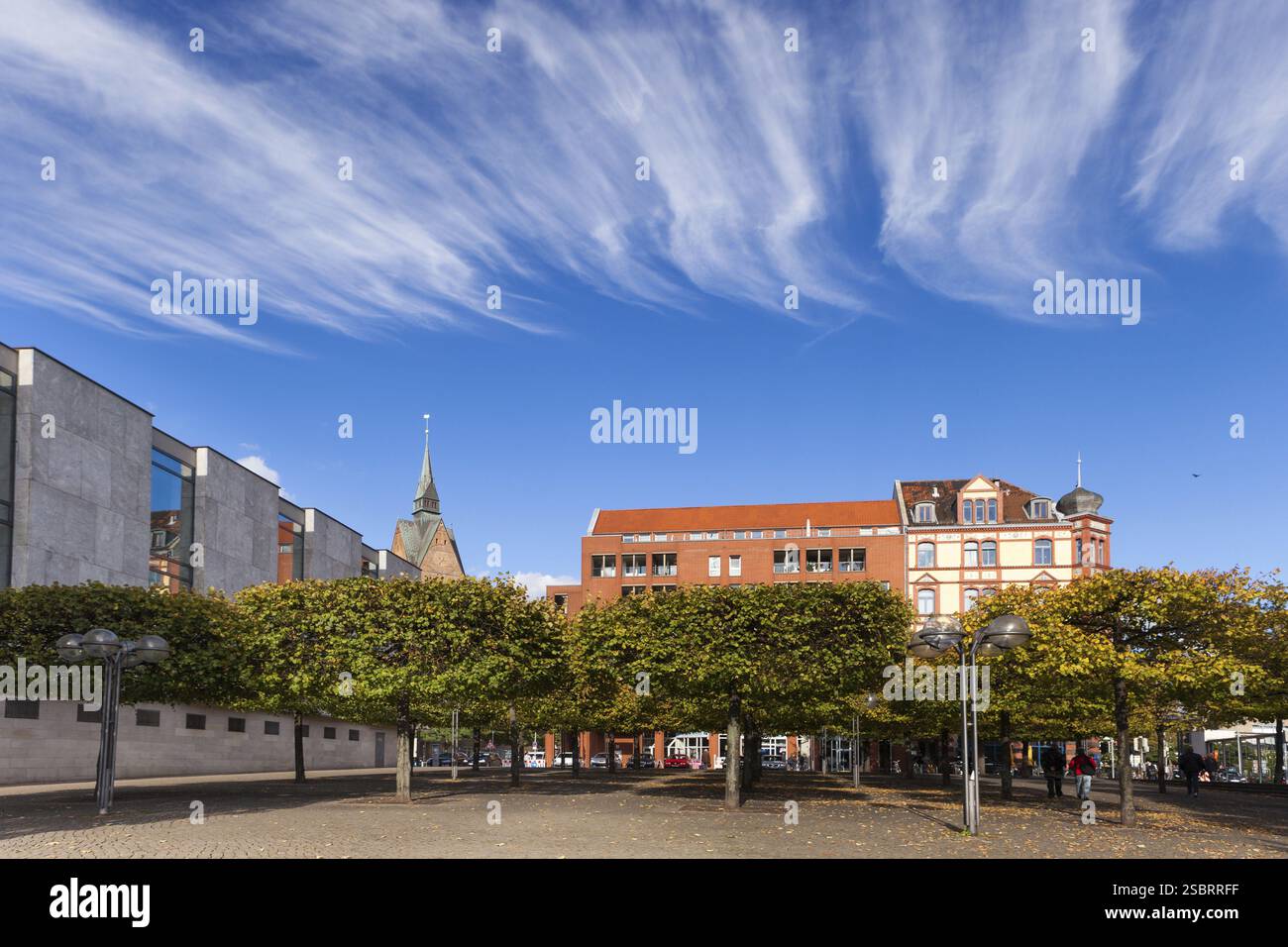 Autumn scene in a city, Hanover Stock Photo - Alamy