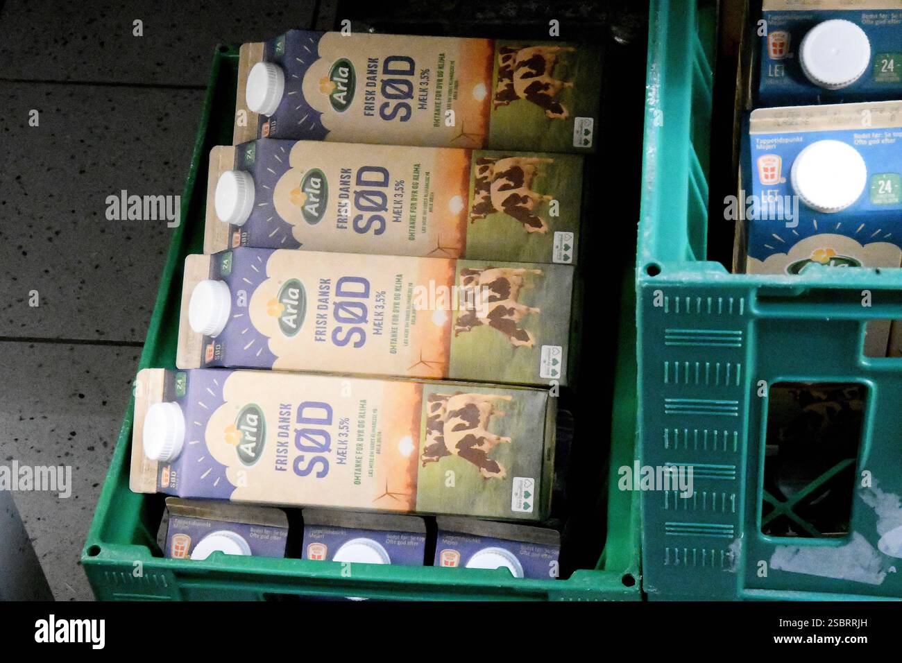 Copenhagen/ DenmarK/04..february 2025/ wweet milk nand milks from arla ...