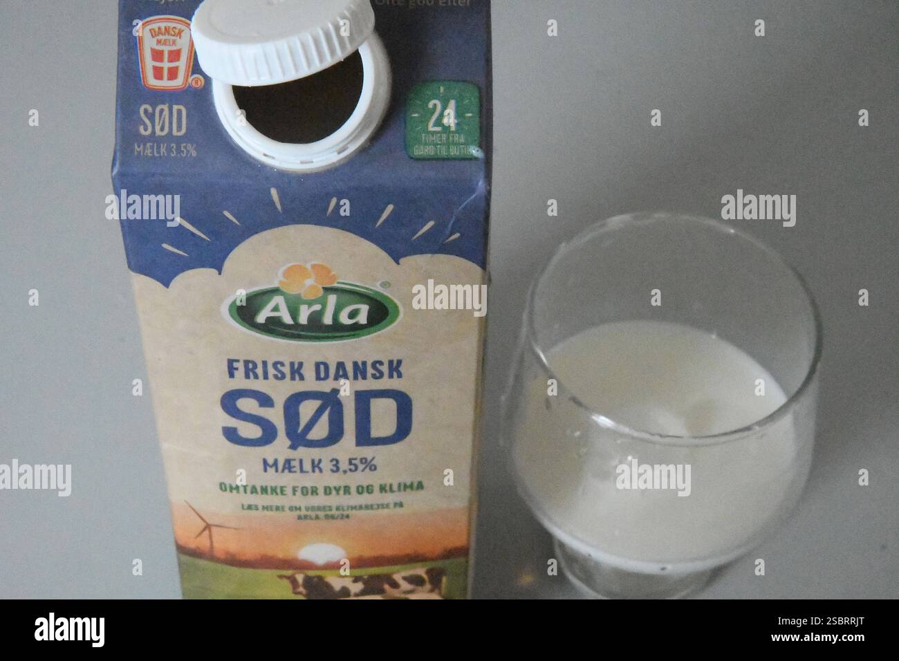 Copenhagen/ DenmarK/04..february 2025/ wweet milk nand milks from arla ...