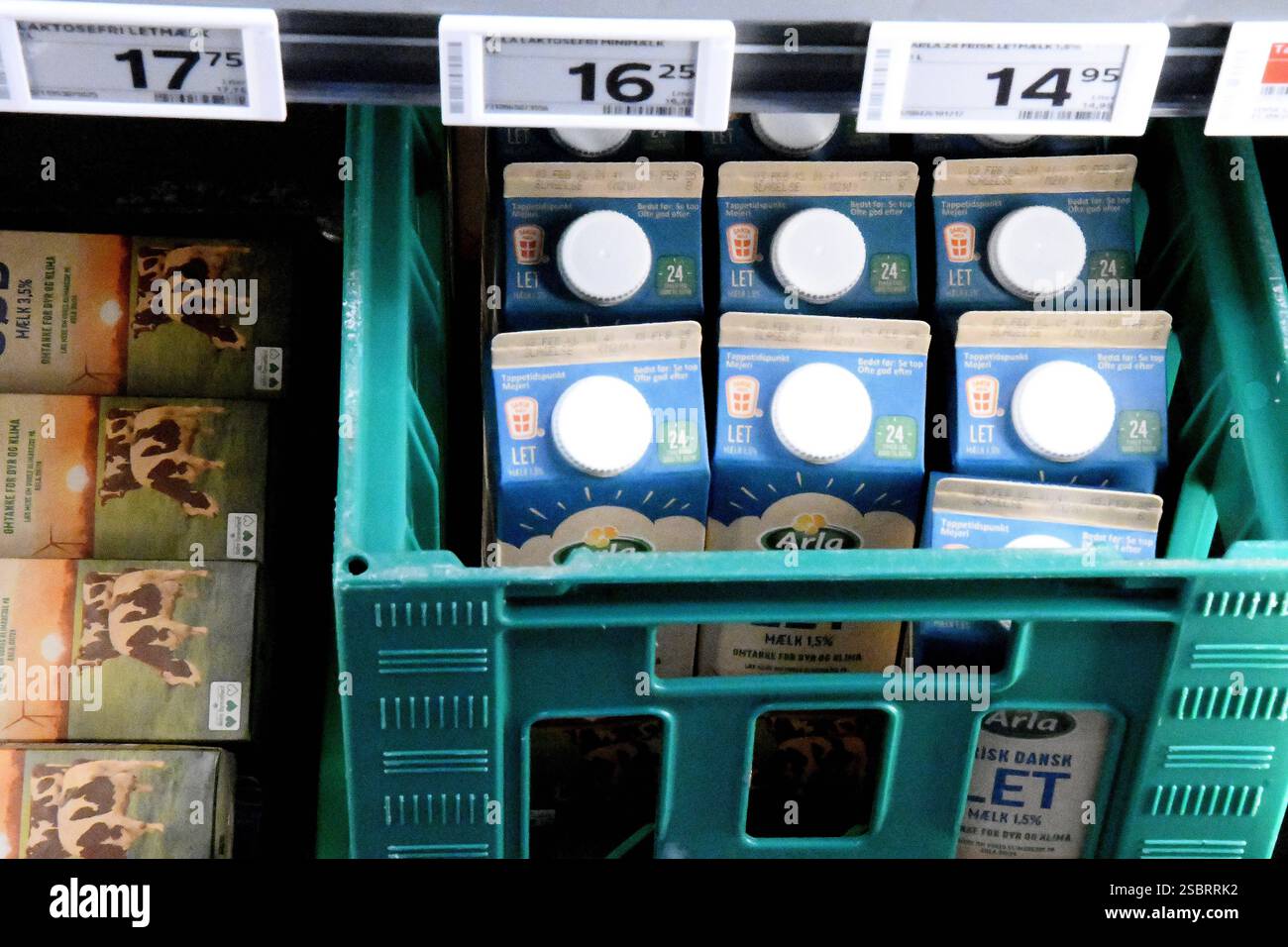 Copenhagen/ DenmarK/04..february 2025/ wweet milk nand milks from arla ...