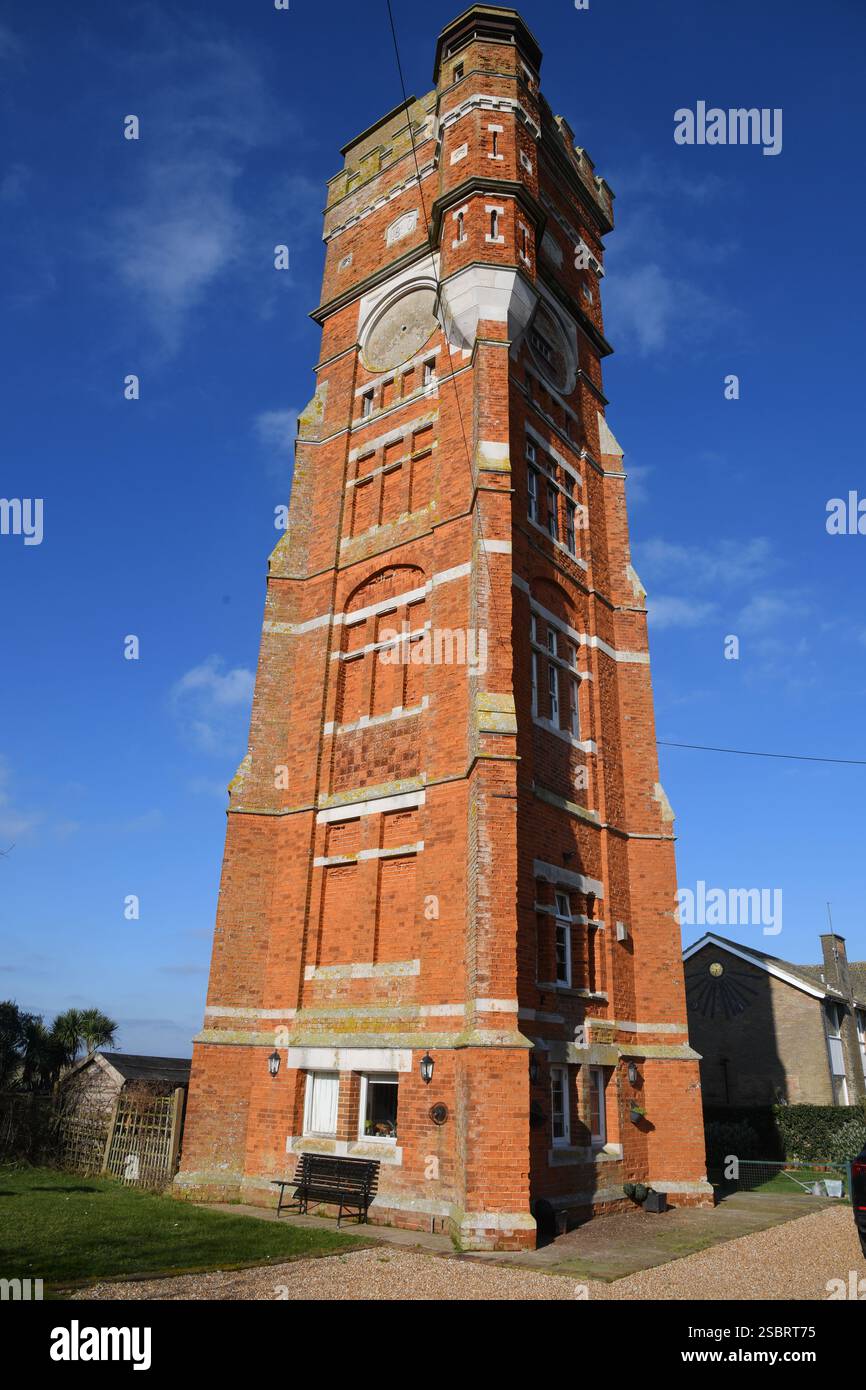 Water tower Littlestone Kent Stock Photo - Alamy