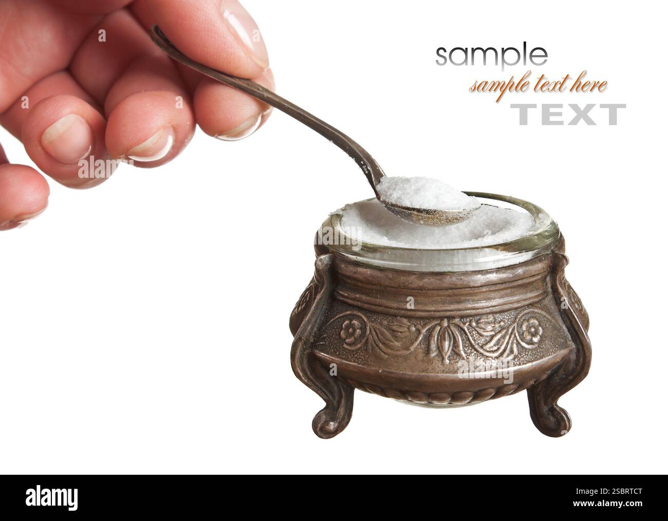 salt cellar isolated on a white background Stock Photo - Alamy