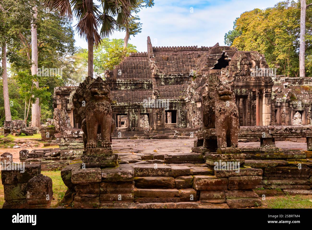 Angkor ancient temple ruins in Cambodia Stock Photo - Alamy