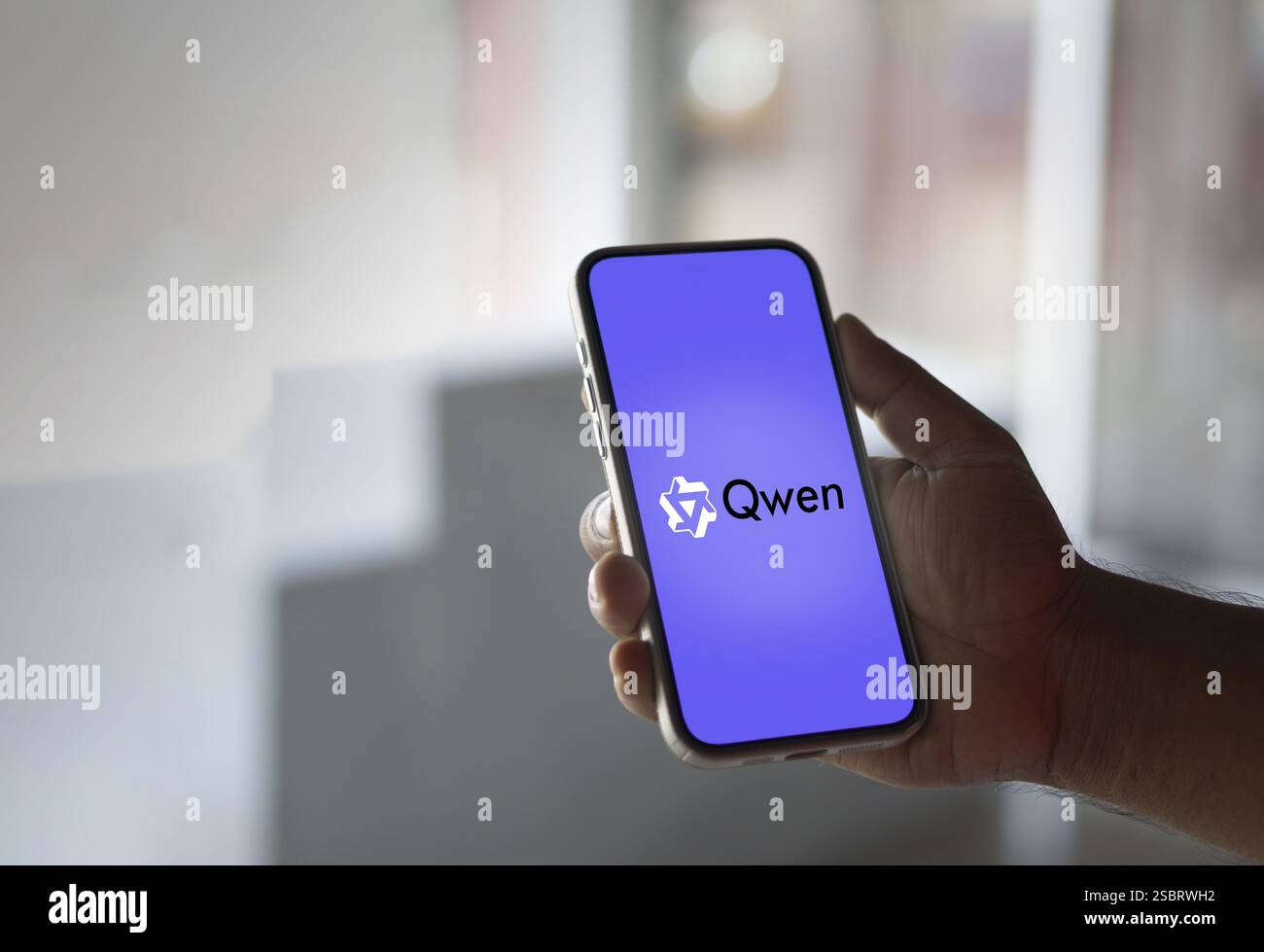 Alibaba Qwen 2.5 logo is displayed on smartphone Stock Photo - Alamy