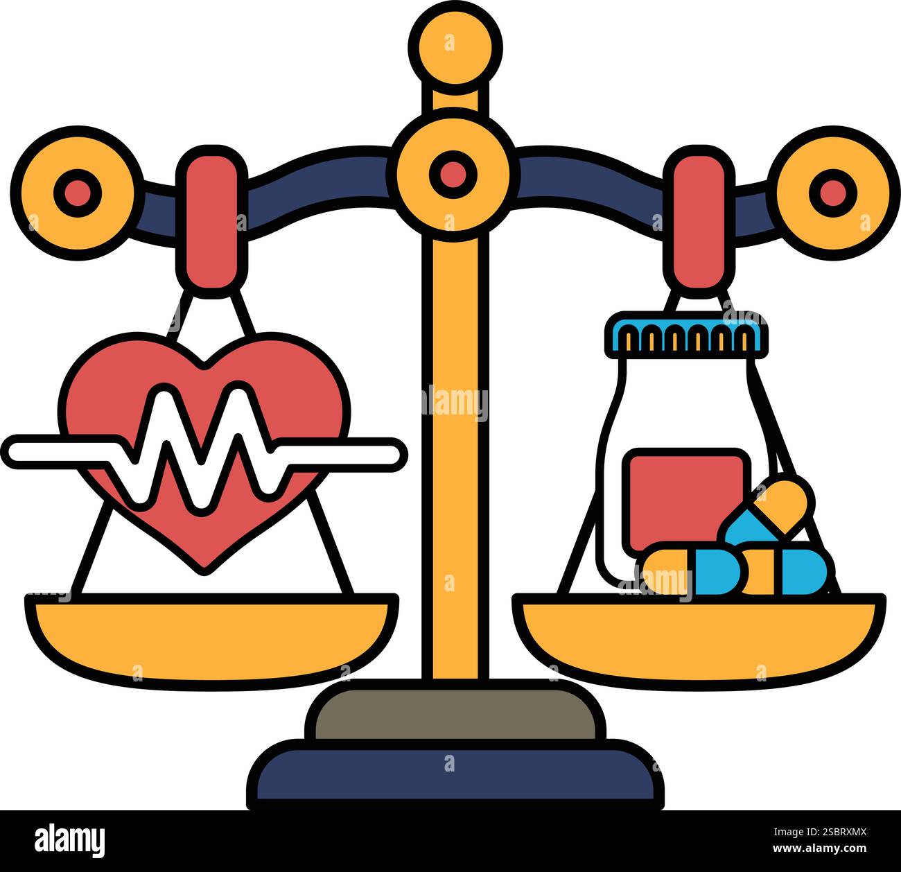 Heart stethoscope pills on Stock Vector Images - Alamy