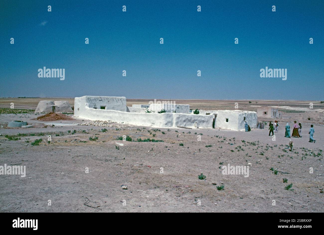 Village with Trulli houses, near Aleppo, North Syria, May 1987 Stock ...