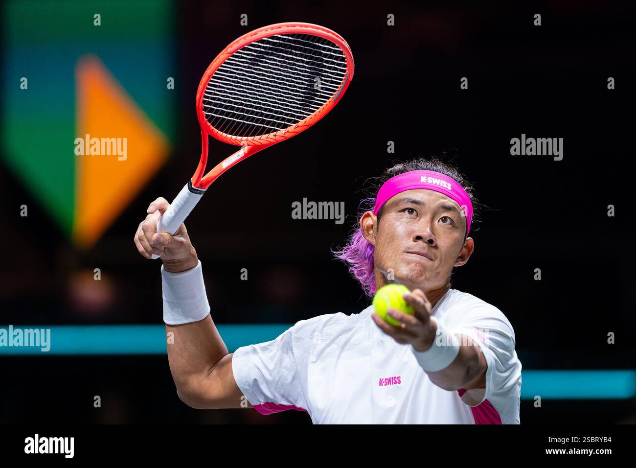 Rotterdam, Netherlands. 04th Feb, 2025. ROTTERDAM, NETHERLANDS - FEBRUARY 4: Zhizhen Zhang of ...