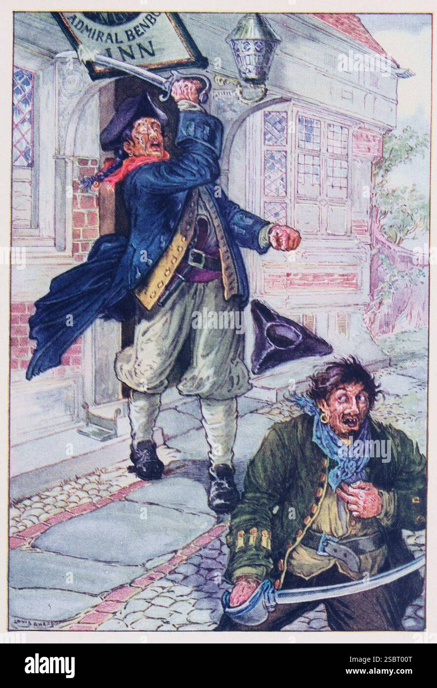 Treasure Island illustration by Louis Rhead, circa 1915. The pirate ...