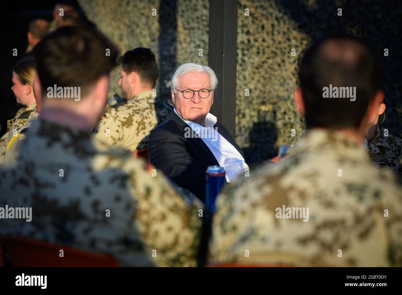 04 February 2025, Jordan, Al-Asrak: Federal President Frank-Walter ...