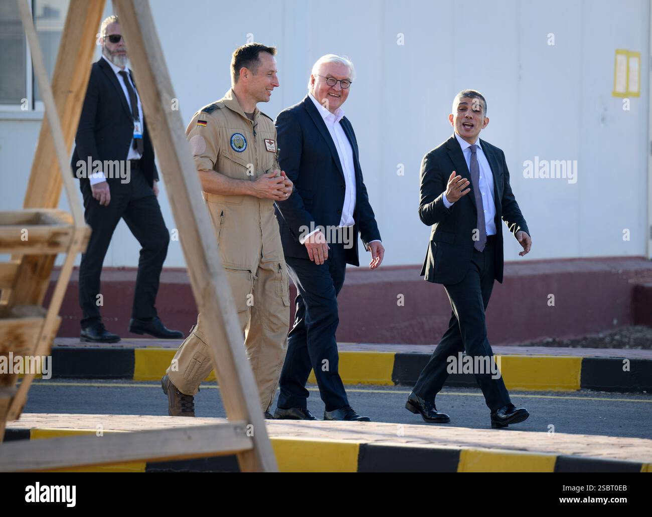 04 February 2025, Jordan, Al-Asrak: Federal President Frank-Walter ...