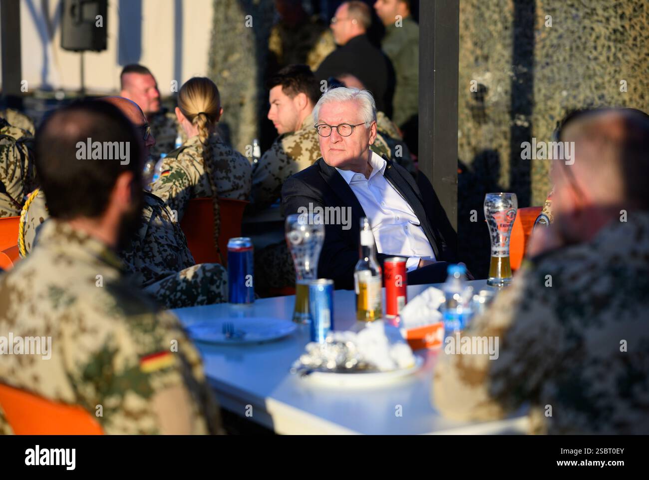 04 February 2025, Jordan, Al-Asrak: Federal President Frank-Walter ...