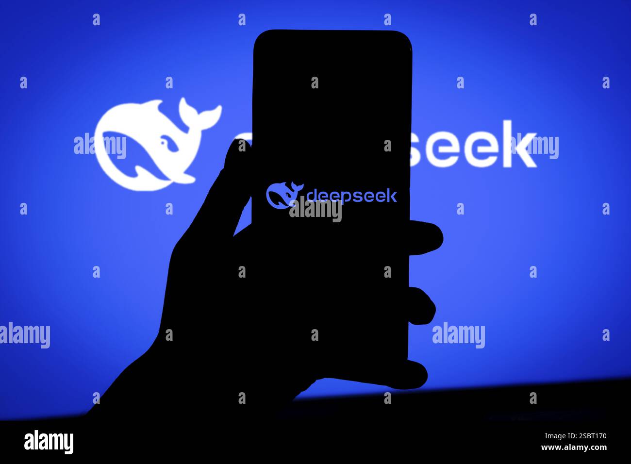 Deepseek Ai logo is displayed on smartphone Stock Photo - Alamy