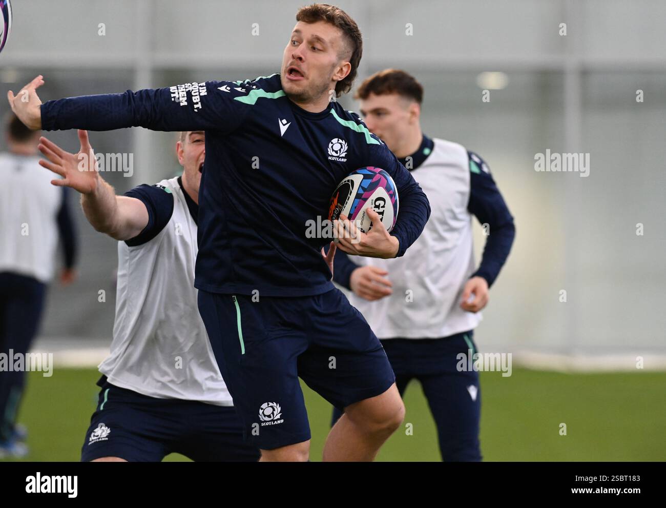Oriam Sports Centre Edinburgh.Scotland, UK. Feb, 2025. Scotland Rugby ...