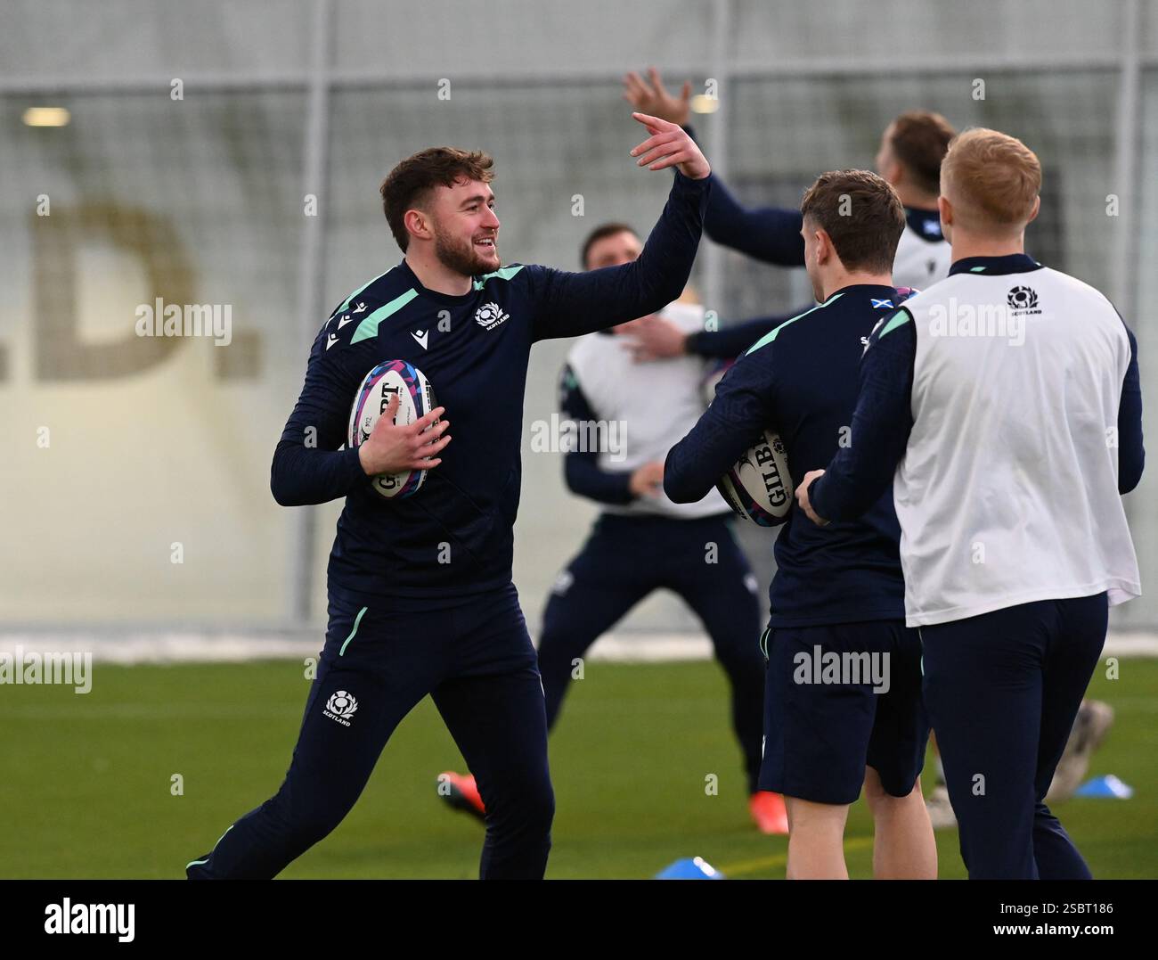 Oriam Sports Centre Edinburgh.Scotland, UK. Feb, 2025. Scotland Rugby ...