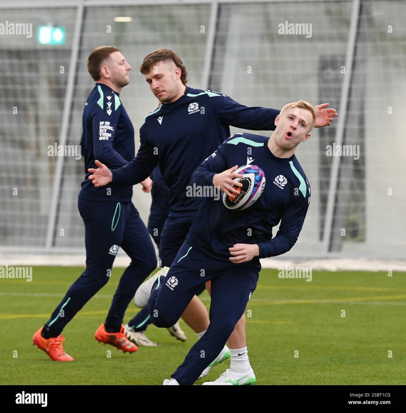 Oriam Sports Centre Edinburgh.Scotland, UK. Feb, 2025. Scotland Rugby ...