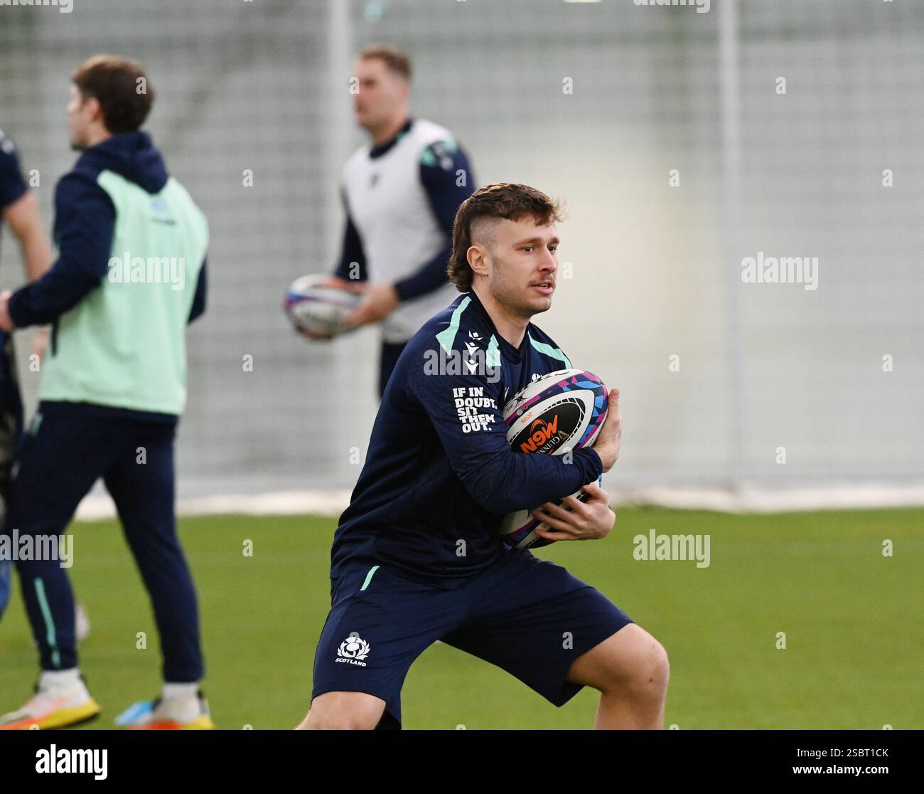 Oriam Sports Centre Edinburgh.Scotland, UK. Feb, 2025. Scotland Rugby ...