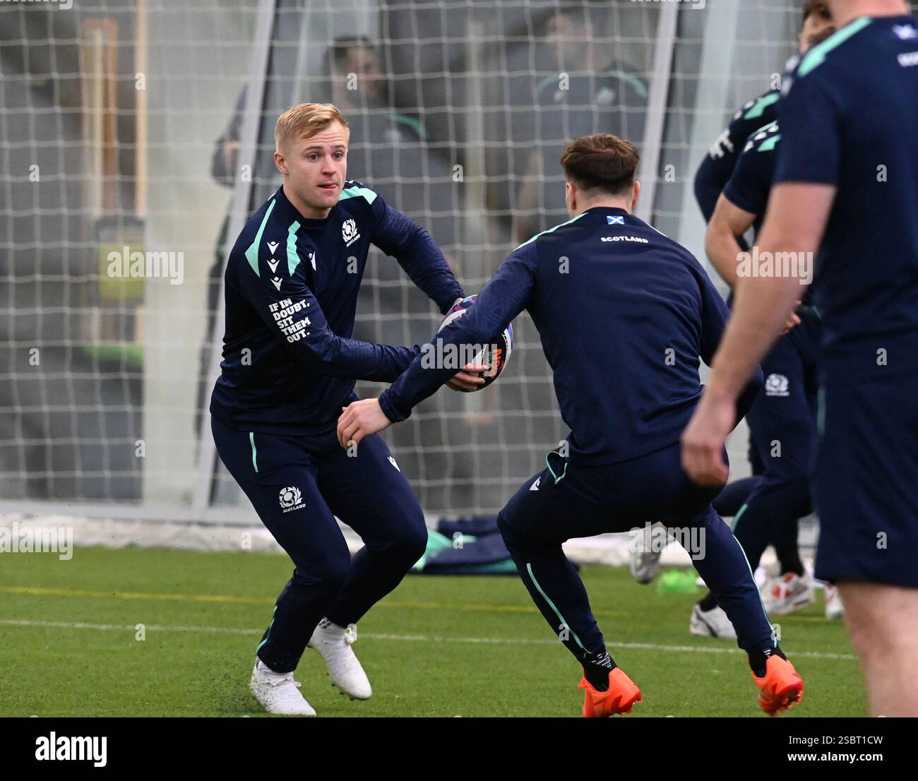 Oriam Sports Centre Edinburgh.Scotland.UK.4h Feb 2025 Scotland Rugby ...