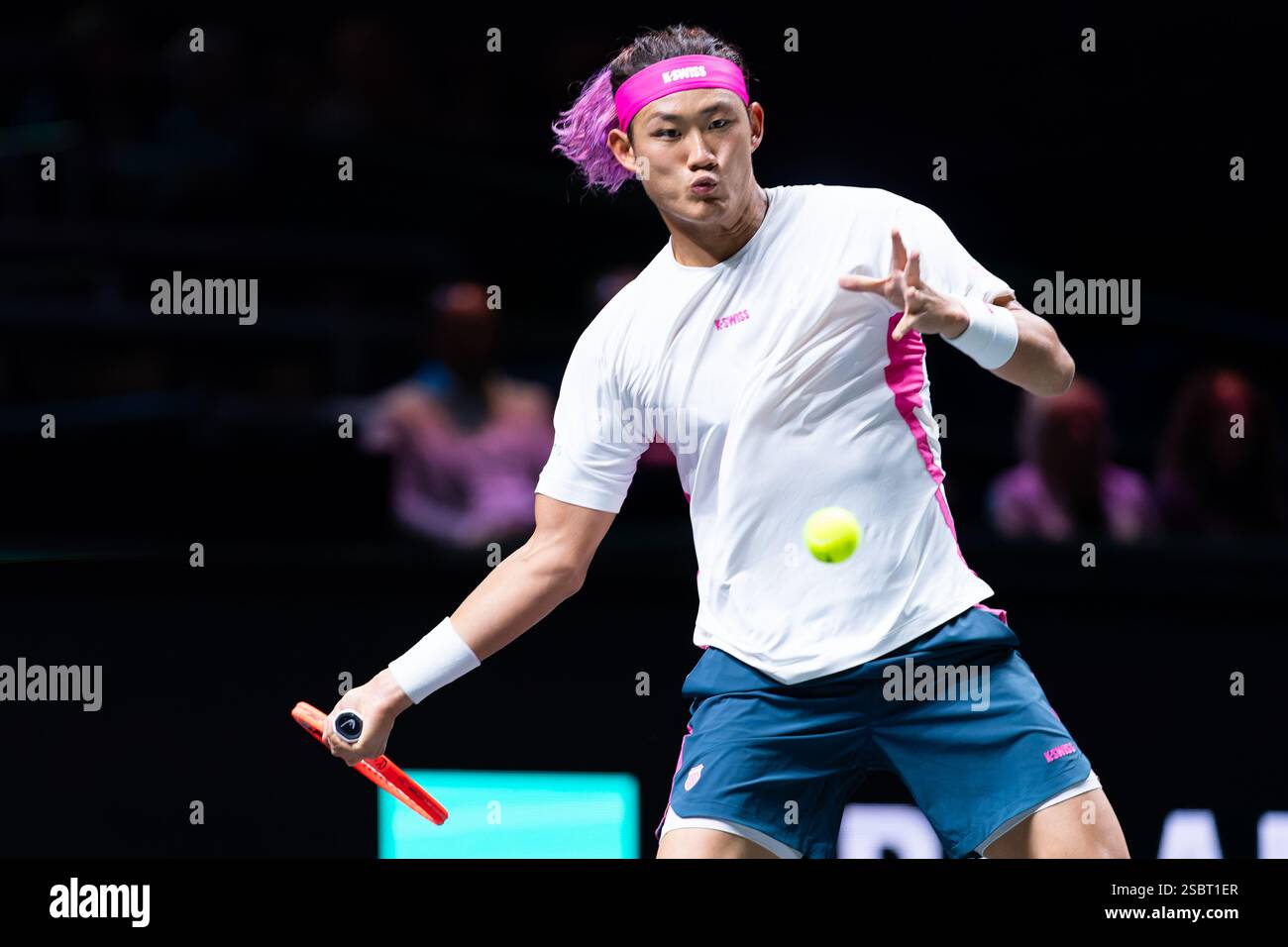 Rotterdam, Netherlands. 04th Feb, 2025. ROTTERDAM, NETHERLANDS - FEBRUARY 4: Zhizhen Zhang of ...