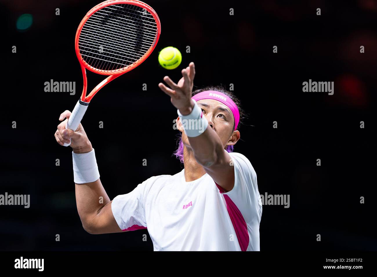 Rotterdam, Netherlands. 04th Feb, 2025. ROTTERDAM, NETHERLANDS - FEBRUARY 4: Zhizhen Zhang of ...