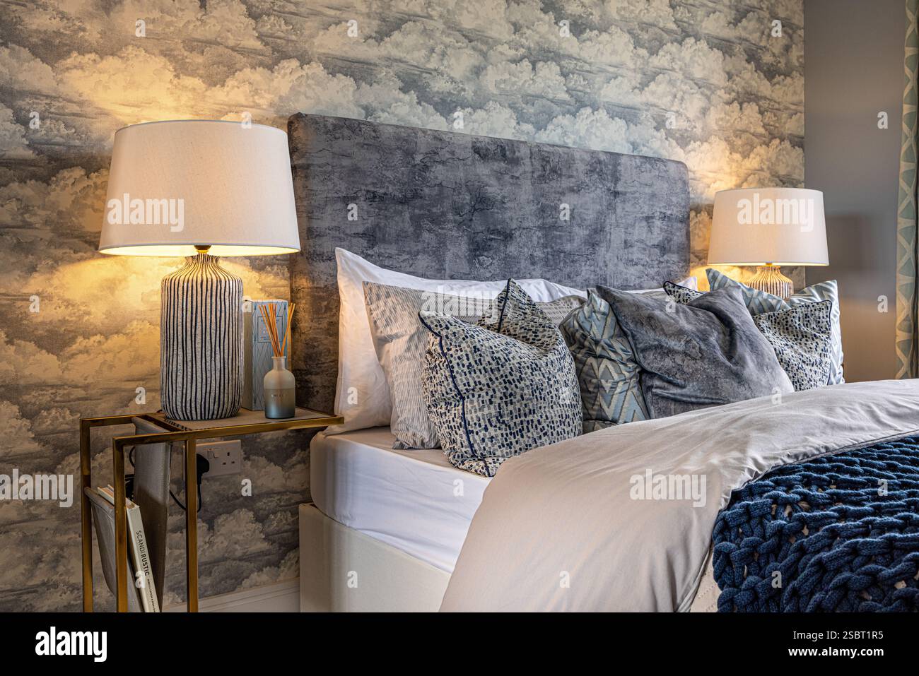 Residential developer home interior Stock Photo - Alamy